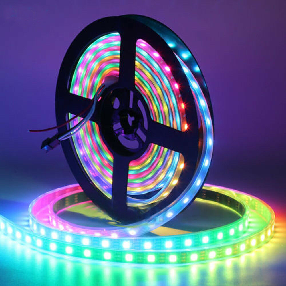 WS2812B Strip LED Lights 5050 RGB 30/60/144 LED/M IC Individual Addres ...
